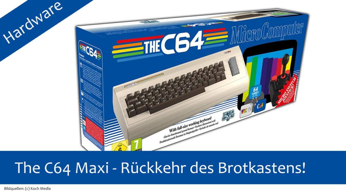 Hardware Review: „The C64 Maxi“ #thec64 #TBT #ThrowbackThursday ...